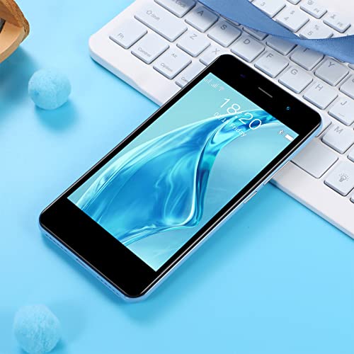 Unlocked Smartphones, HD Full Screen Smart Phone, Dual SIM & Camera Unlocked Cell Phone, 5.0-inch Water Drop Screen Touch Screen Mobile Cell Phone, 2GB RAM+8GB ROM, Android 5.1 (Blue)