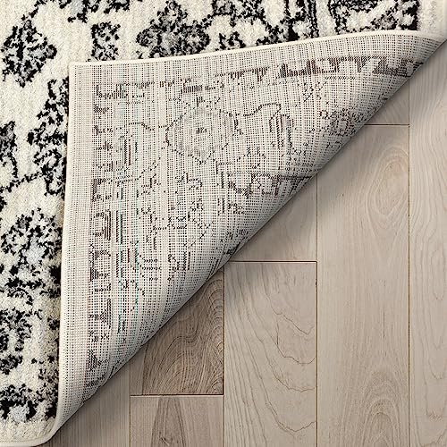 Well Woven Palace Oriental Ivory Grey Black 5'3" x 7' Area Rug