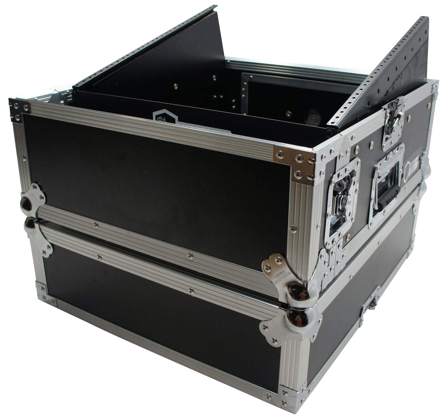 Harmony Audio Case HCM2U DJ Pro Audio 10U Slant Top 4U Vertical Mixer Rack Case New