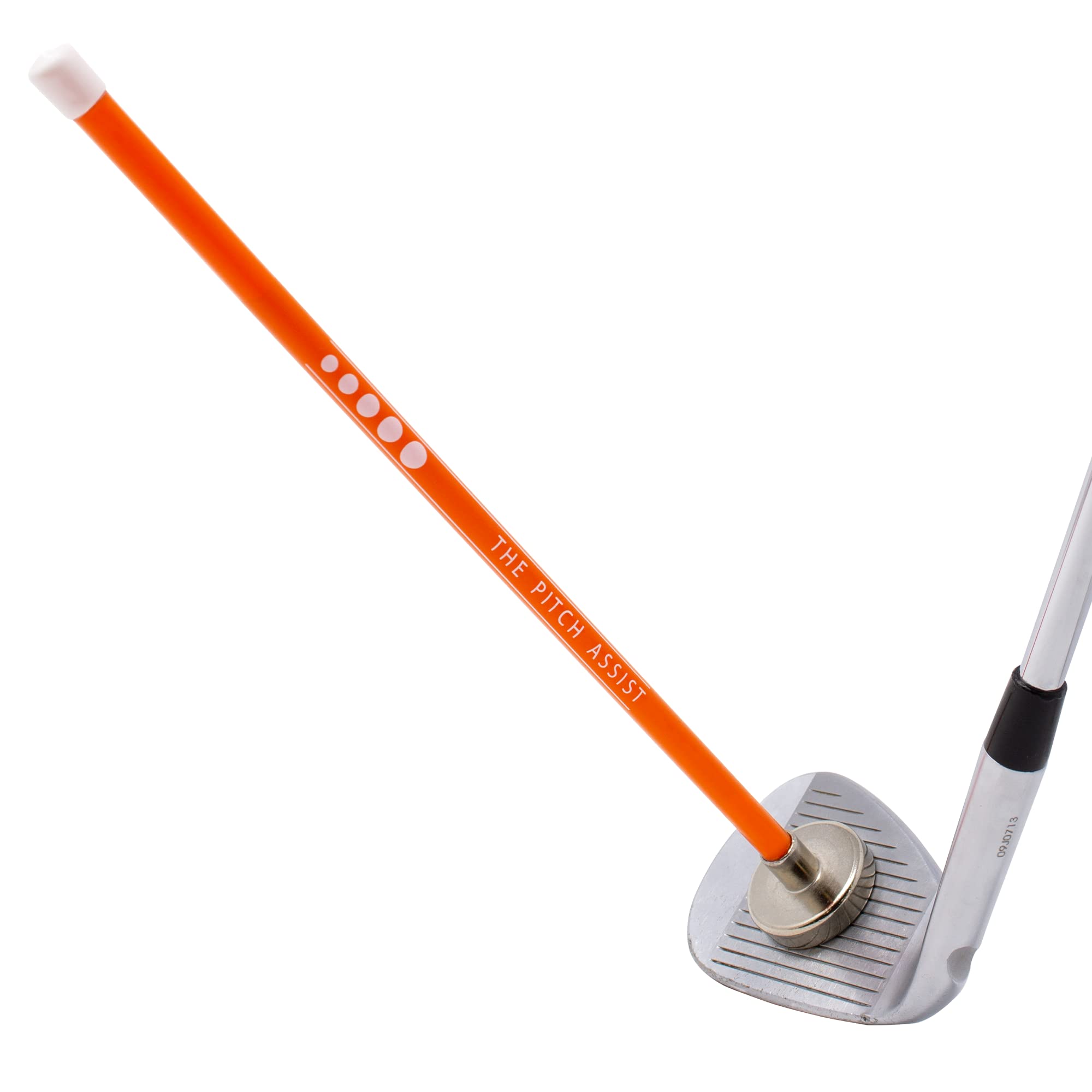Golf Alignment Rods: Magnetic Club Alignment Stick Demonstrates Correct Golf Swing Aim, Golf Training Aid Magnet Lie Angle Tool Training Aids Visualize and Align Your Golf Shot, Orange