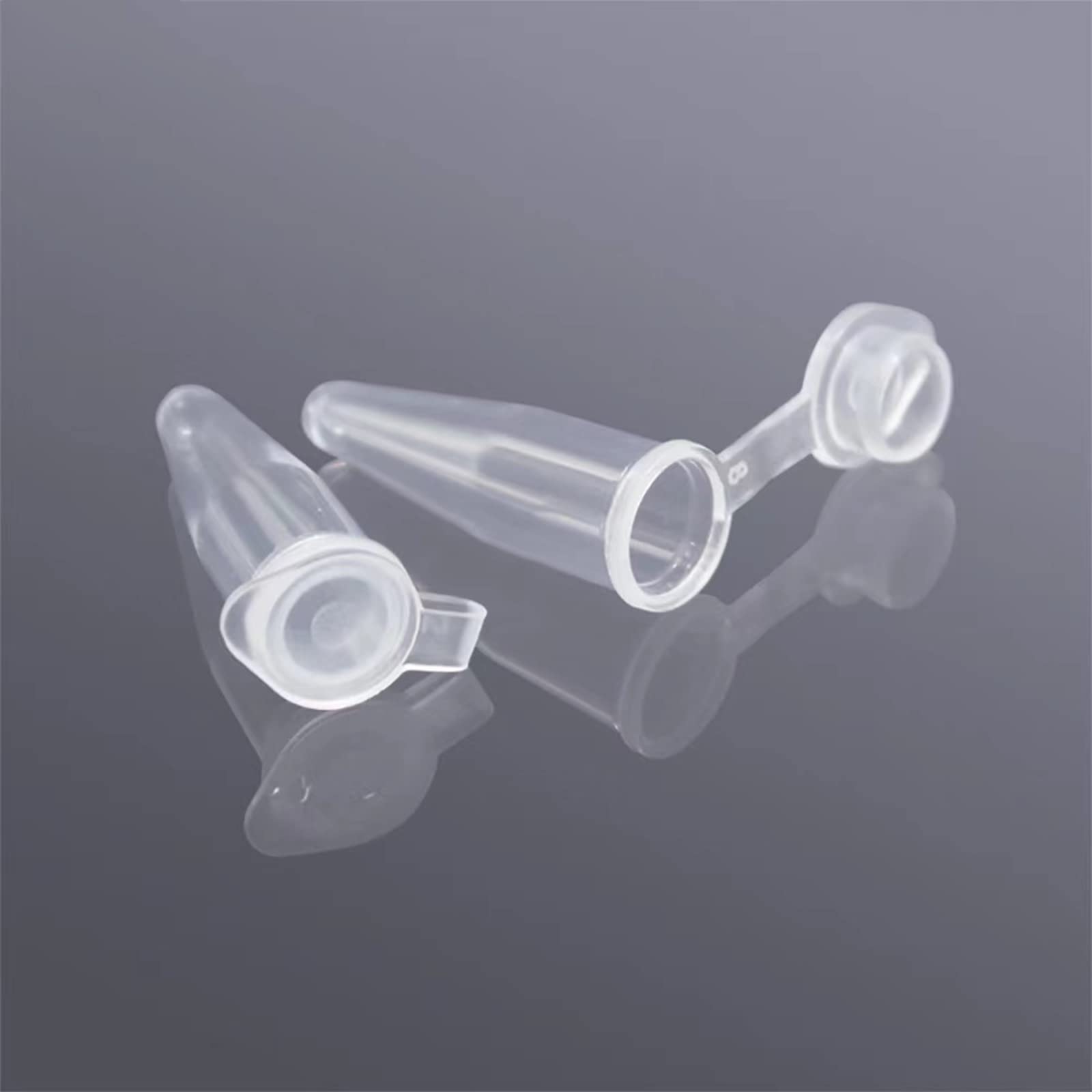 PCR Tubes - 0.2ml PCR Tube with Flat Caps, Ultra Thin Wall, DNase/RNase Free,Pack of 1000