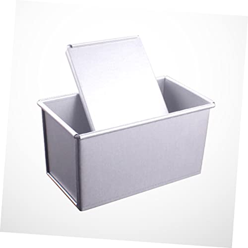 UPKOCH 1pc Mini Pan Aluminum Loaf Pans Mini Toast Bread Loaf Tin Toast with Cover Broiler Pan for Oven Kitchen Supplies Baking Tray Household Baking Plate Mold Baking Mold Bakeware Pie