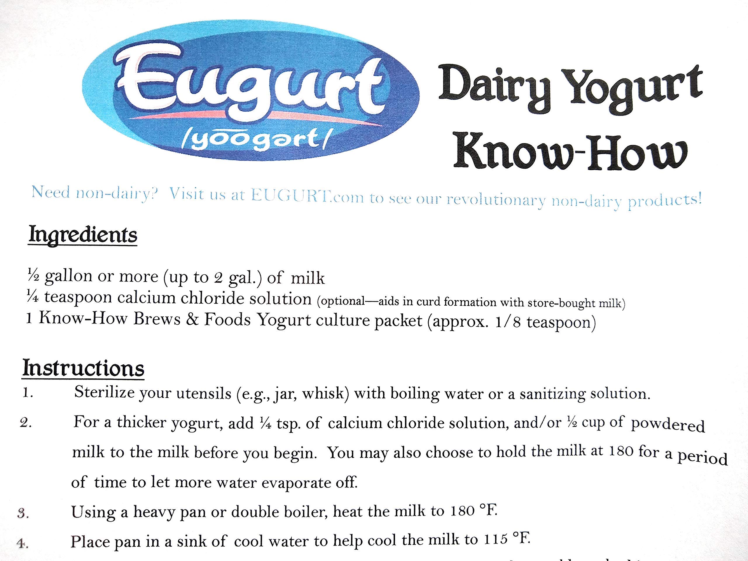 Greek Traditional Yogurt Kit (basic) - w/ cheesecloth and 1 oz. calcium chloride