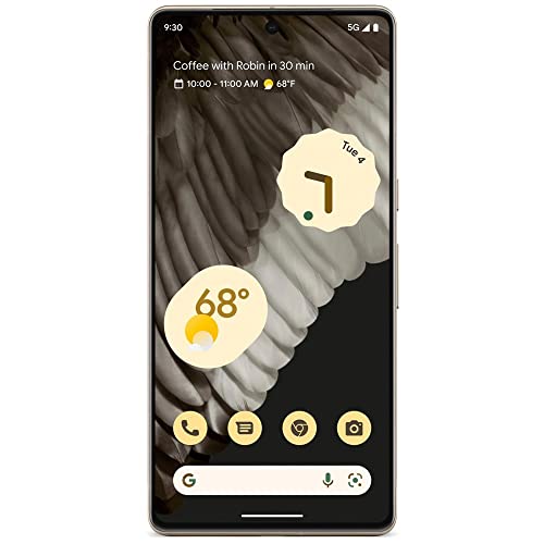 Google Pixel 7 Pro 5G, US Version, 128GB, Hazel - Unlocked (Renewed)