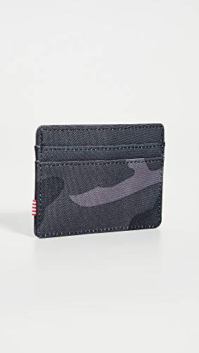 Herschel mens Charlie Rfid Card Case Wallet, Night Camo, One Size US