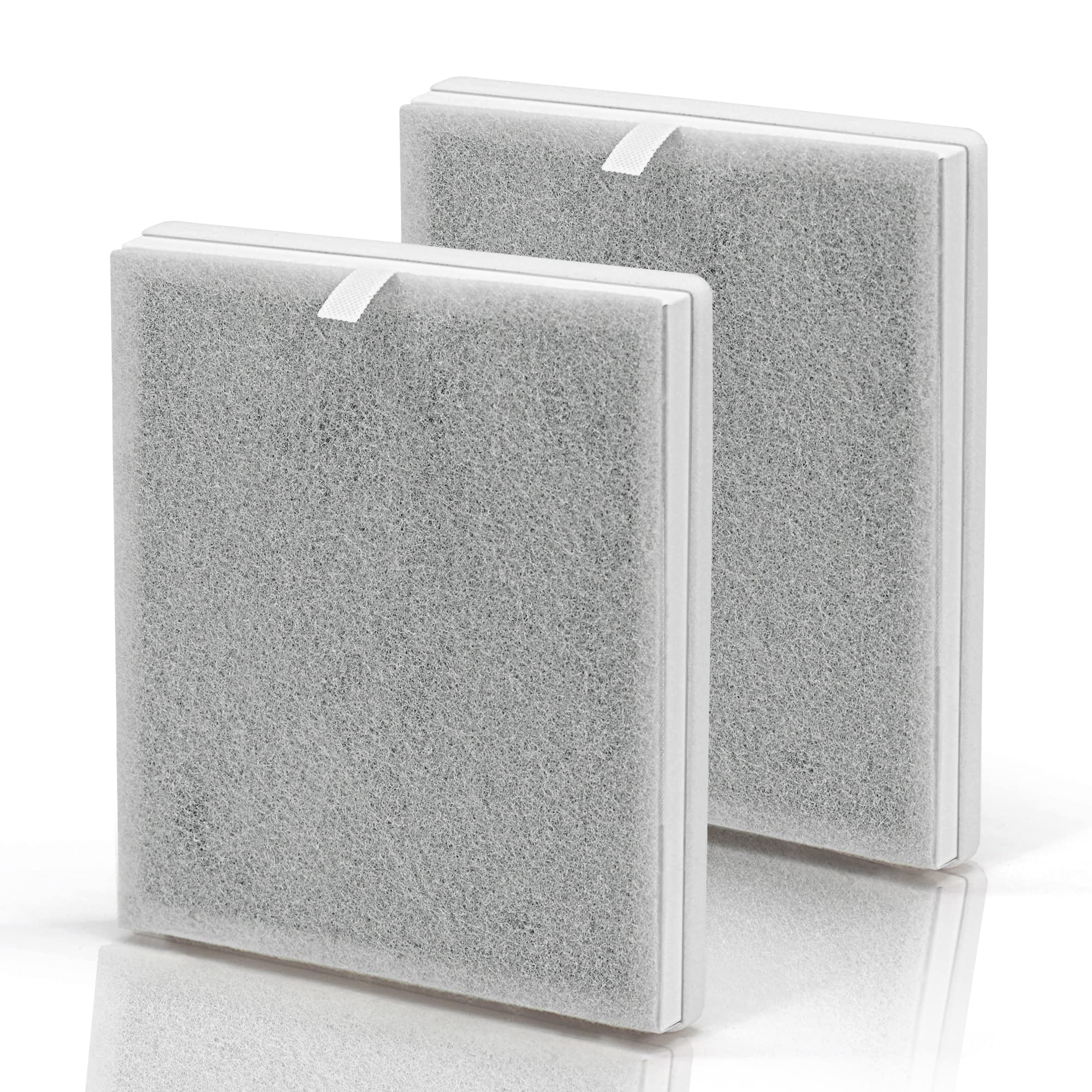 PEAIRPLG Replacement Filter Compatible with Pure Enrichment Air Puri-fier Filter, PureZone 3-in-1 True HEPA Air Puri-fier (for Medium-Large Room) Part# PEAIRFIL, Efficient 3-Stage Filtration, 2 Packs