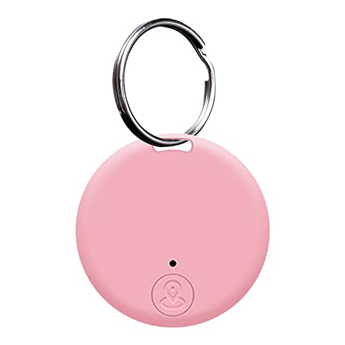 Uqiangy Portable Tracking Bluetooth 5.0 Mobile Key Tracking Smart an Ti Loss Device Pick up Location Near (Pink, One Size)