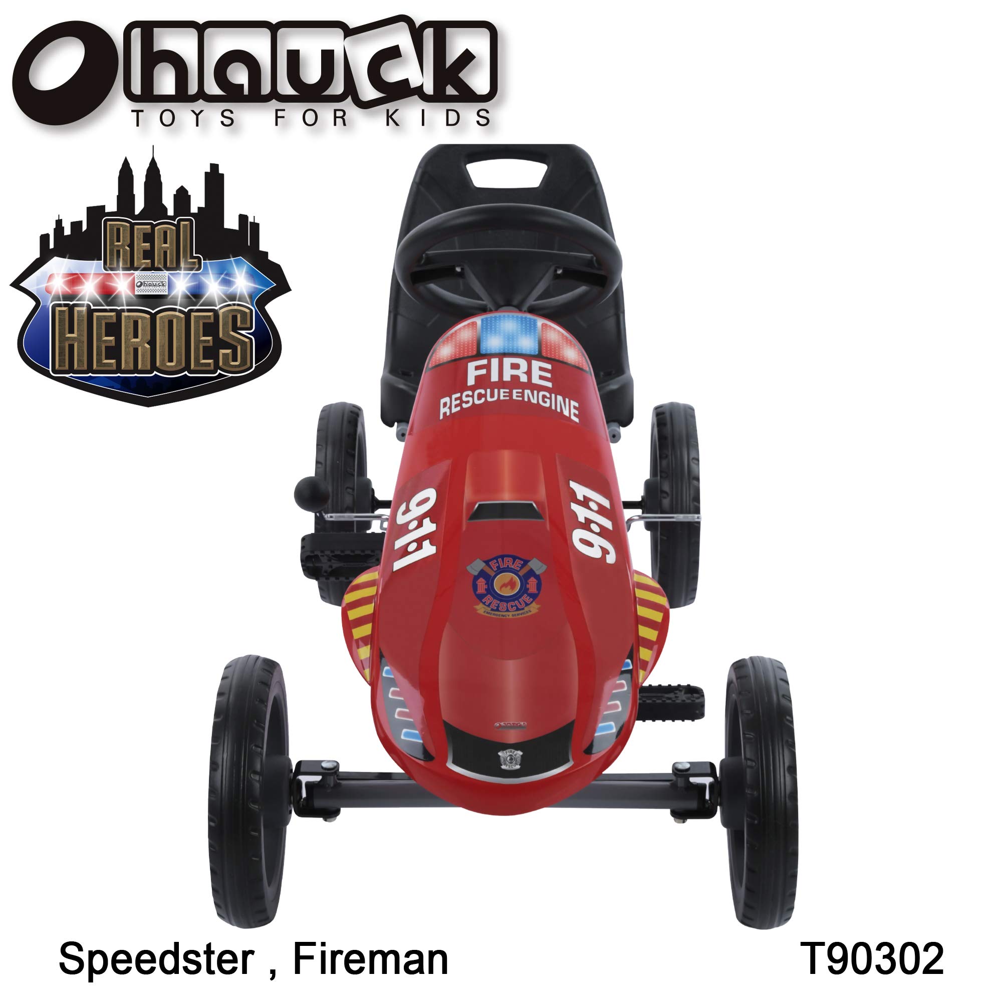 Hauck Fire Rescue Pedal Go Kart