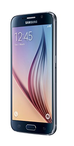 Samsung G920F Galaxy S6 Unlocked Smartphone GSM 4G LTE Octa-Core International Version, No Warranty - Sapphire Black