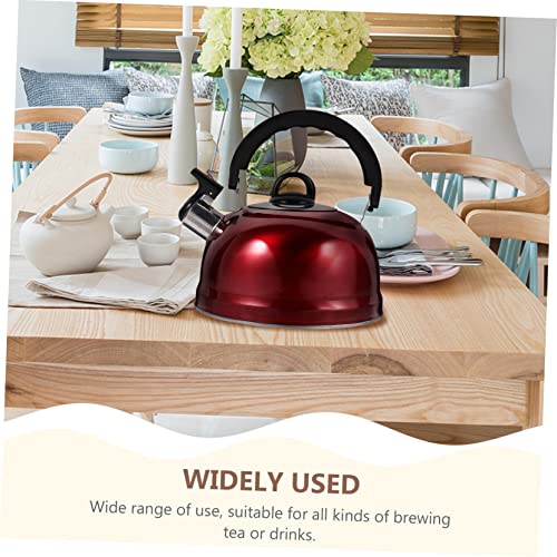 UPKOCH Buzzing Kettle Cordless Electric Kettle Japanese Tea Kettle Camping Teapot Stovetop Tea Kettle Coffee Gifts Hot Water Kettle Food Grade Tea Pot Tea Pots Kettle Tea Red Gas
