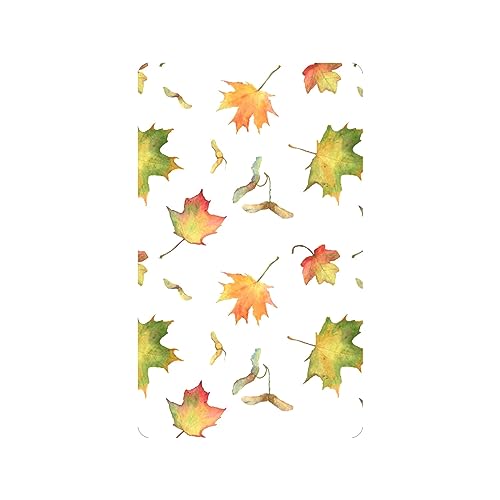 susiyo Doormat 30"x18" Autumn Bright Maple Leaves Non-Slip Indoor Entryway Door Mat (Rubber Backing)