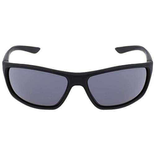 Nike Golf Rabid Rectangular Sunglasses, Matte Black/Silver, OneSize