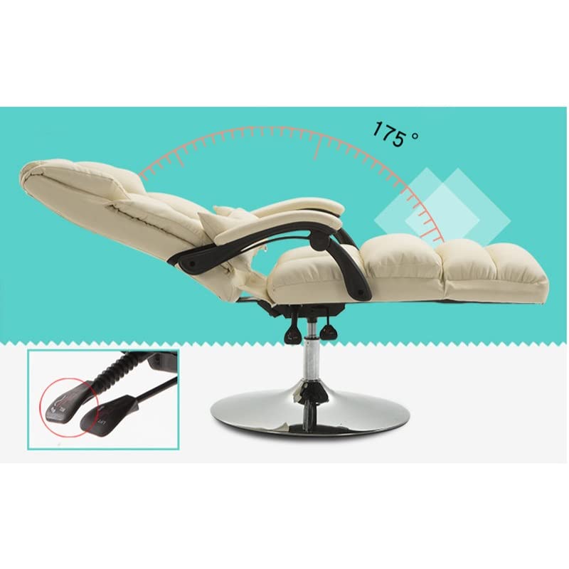 TJLSS Beauty Chair Reclining Lift Comfortable Beauty Mask Stool Flat Reclining Chair Computer Chair Lunch Break Offices