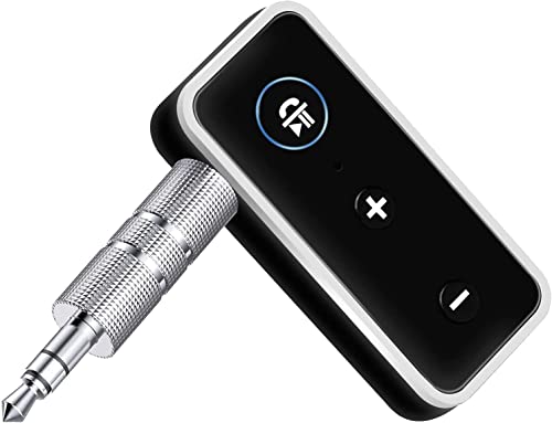 Wireless Bluetooth Aux Car Adapter - Portable Mini Bluetooth Lossless Music Receiver Transmitter with Microphone and Hands-Free Call for Home Stereo | Car Audio | Headset | TV, Fast Charging