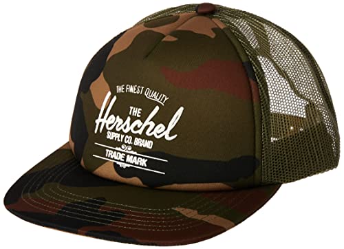 Herschel Men's Whaler Cap, Woodland Camo Deboss, One Size