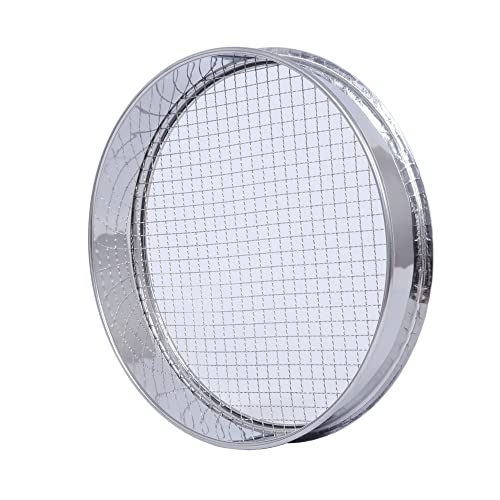 Soil Sifter 12" (3/8”Mesh Screen)-Sieve for Sand Rocks Dirt Compost
