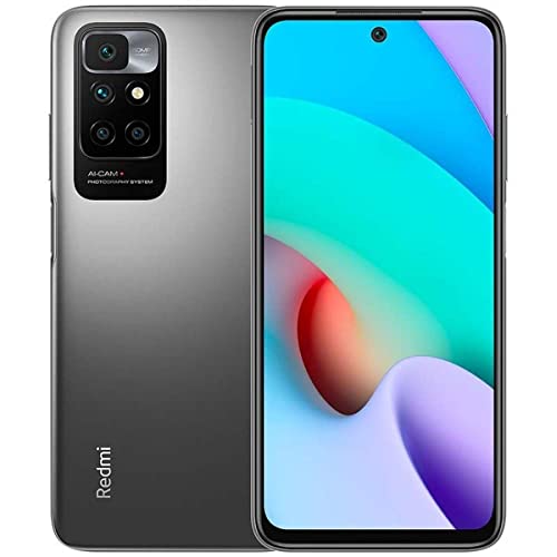 Xiaomi Redmi 10 2022 4G LTE (64GB + 4GB) LTE GSM Unlocked 6.5" 50MP Quad Cam (Tmobile Mint Tello and International Global) + (w/Fast Car 51W Charger) (Carbon Gray)