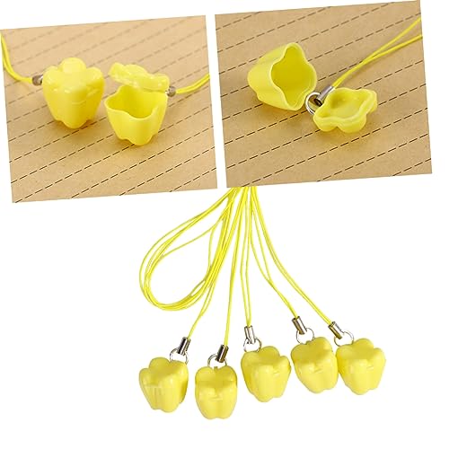 TOYANDONA 20 pcs mouth dental denture baths Tooth Case tooth saver necklaces plastic storage organizer kids toy organizer bins Baby tooth box souvenir box Storage Box deciduous teeth child