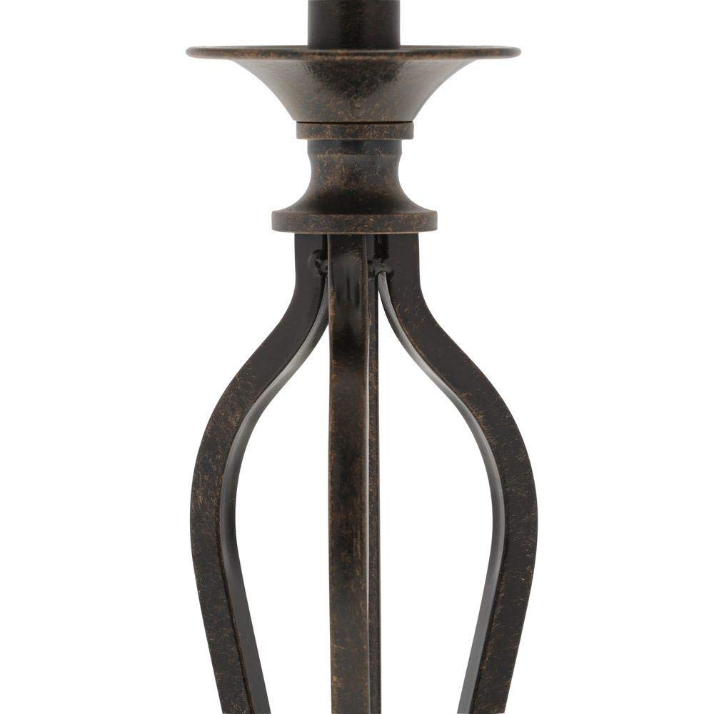 Hampton Bay Rhodes 28 in. Bronze Table Lamp
