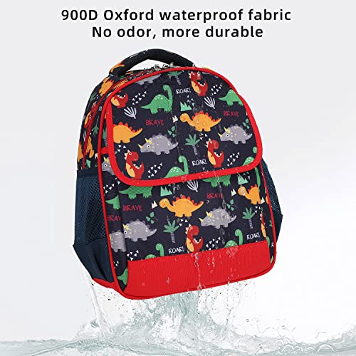 willikiva Car Kids Toddler Backpack for Boys Girls Waterproof Children School Bag(Dinosaur)