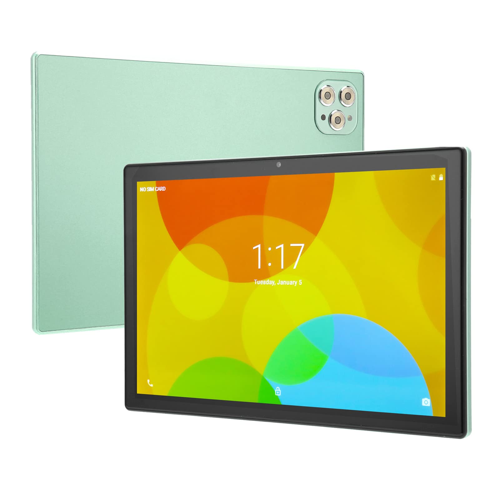 Qinlorgo Gaming Tablet, 10.1in Tablet 6GB RAM 128GB ROM Octa Core 100 to 240V for Travel (US Plug)
