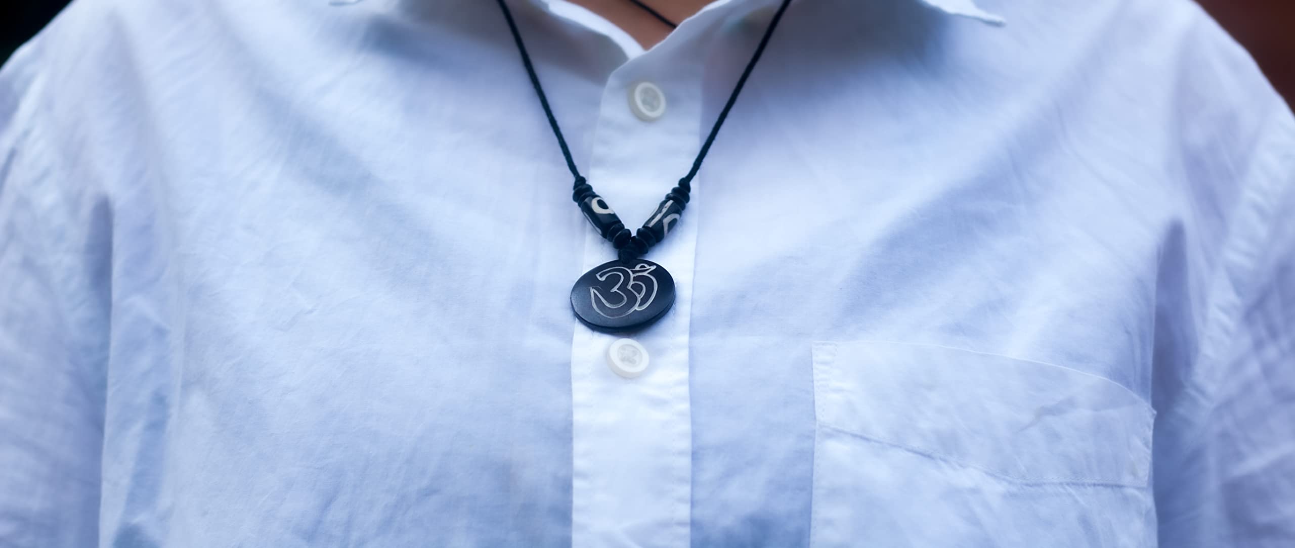 Hands of Tibet Body Speech And Mind Om Pendant