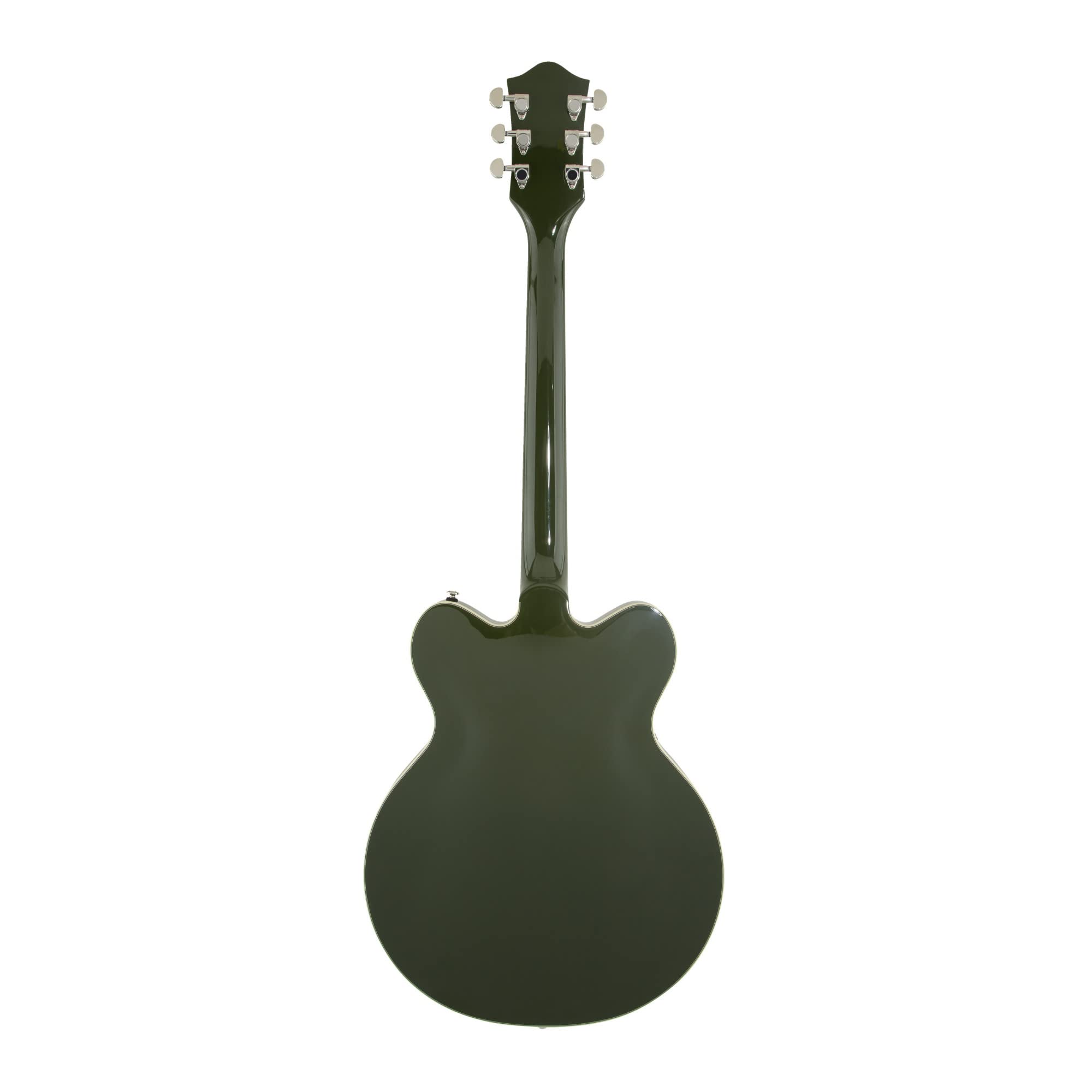 Gretsch G2622LH Streamliner Center Block Double-Cut with V-Stoptail, Laurel Fingerboard, Broad'Tron BT-2S Pickups Electric Guitar (Left-Handed, Torino Green)