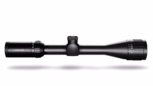 Hawke Sport Optics Vantage 4-12x40 Rimfire .17 HMR Riflescope Bundle with 2-Piece Weaver Medium Riflescope Rings (2 Items)