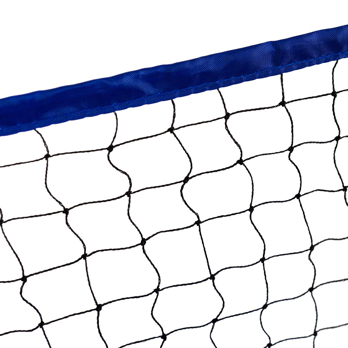 Gymax Badminton Net, 10β x 5β Portable Badminton Net Adjustable Height Beach Tennis Volleyball Net with Carring Bag, for Competition Training (10β x 5β)