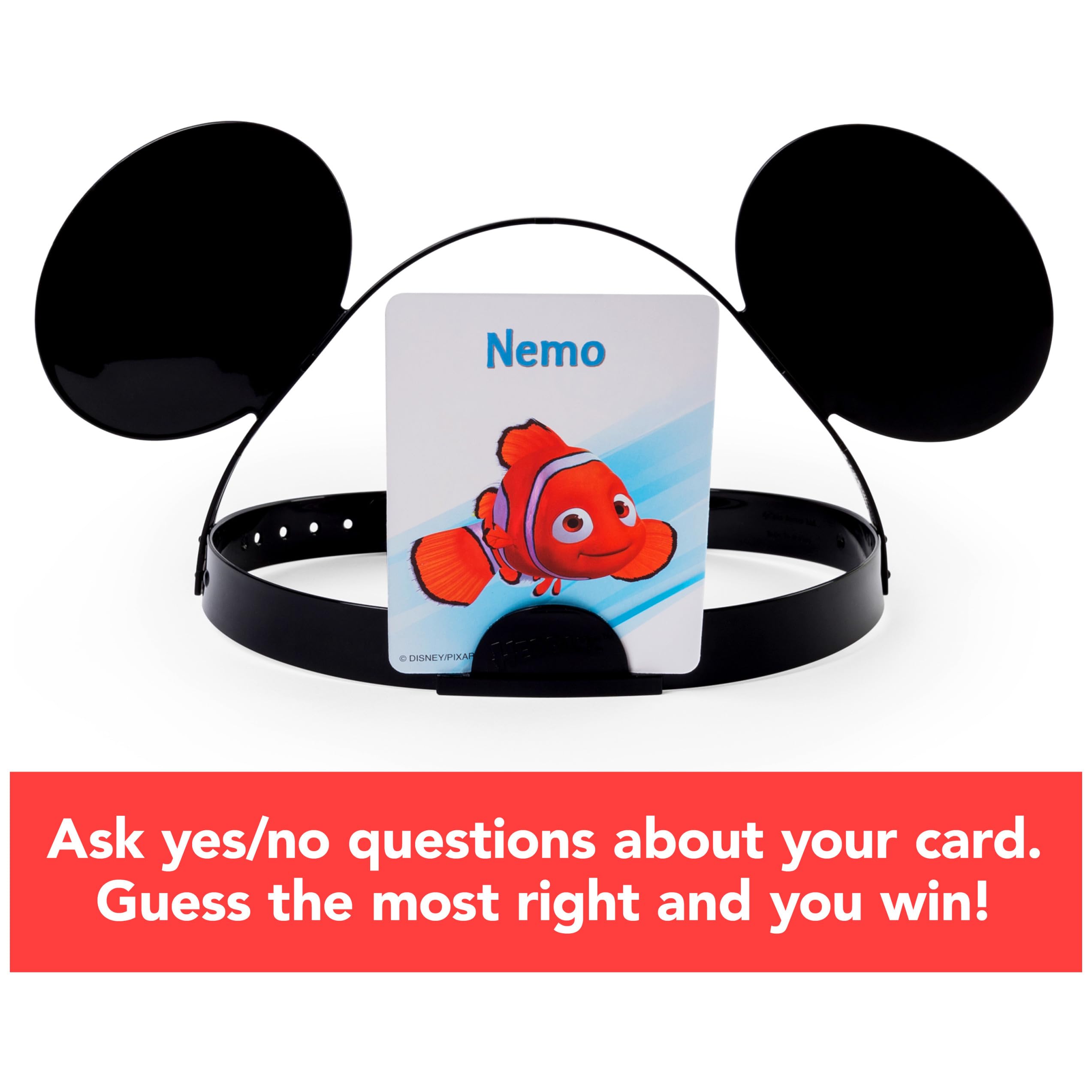 HedBanz Disney, Guessing Game Featuring Disney Characters, for Kids & Adults, Ages 7 & Up (Edition May Vary)