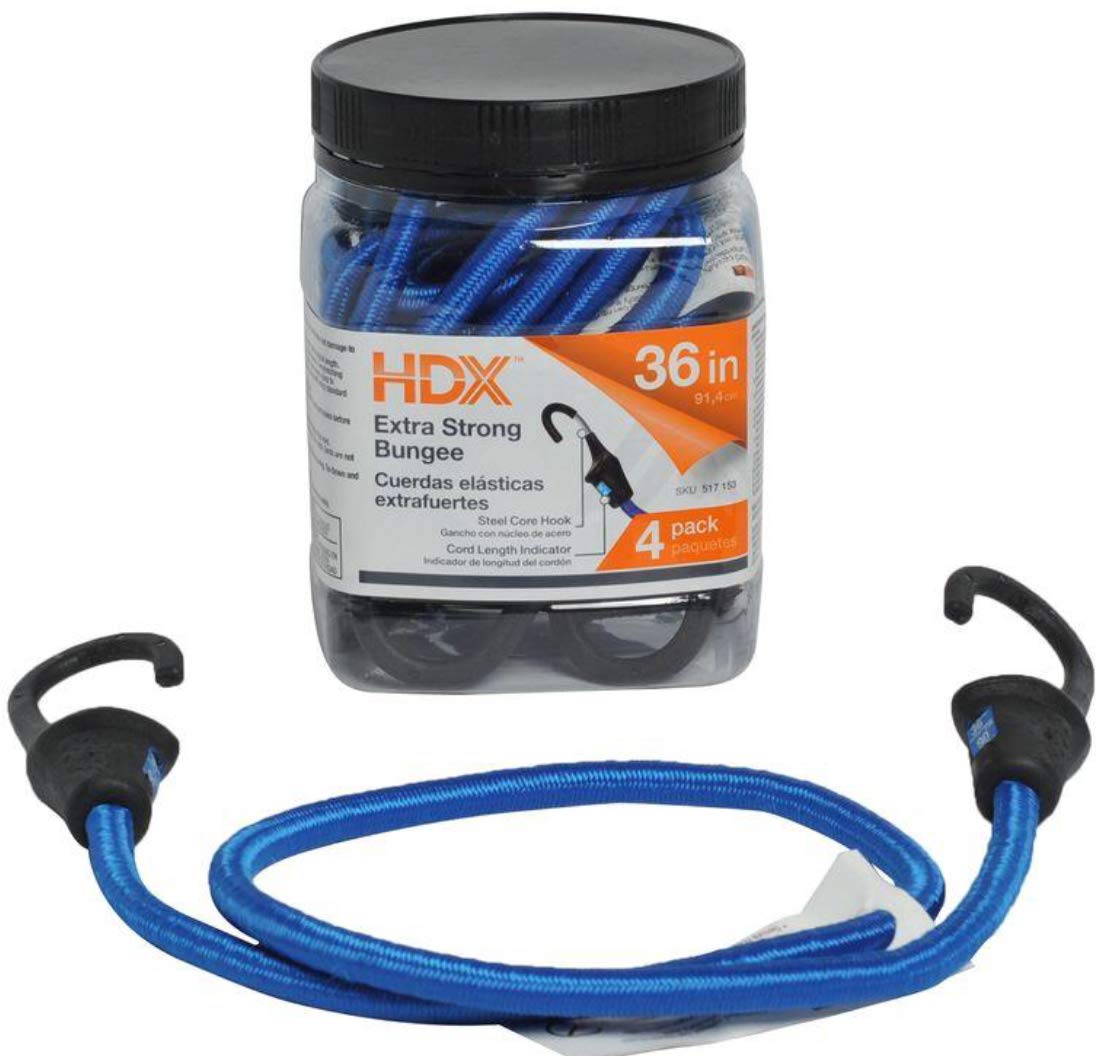 HDX 36 in. Super Duty Bungee Cords (4-Pack)