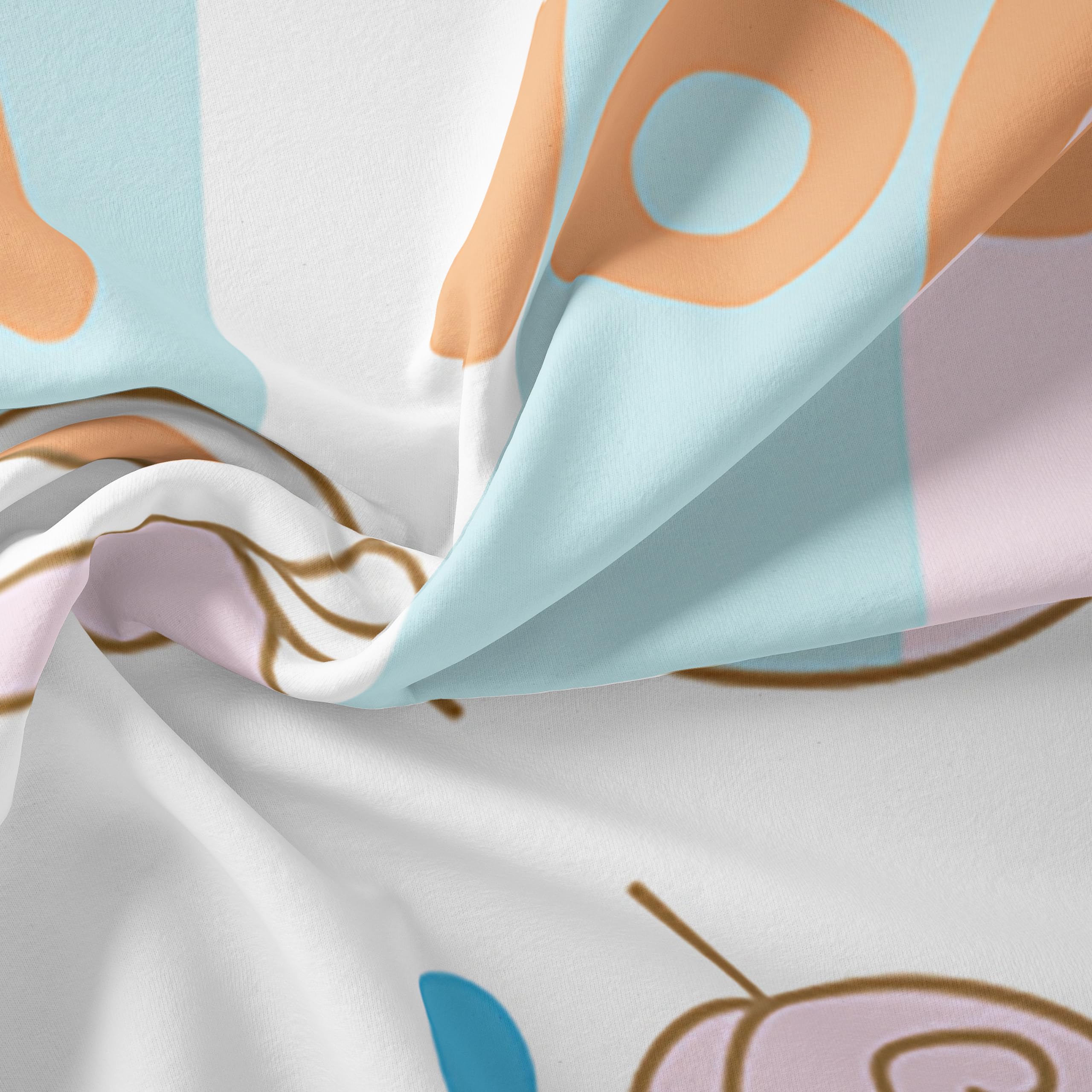 XYRXARIC Duvet Cover Set 3D Printed Cinnamoroll Soft Microfiber 3 Pieces Childrens Bedding Set Comforter Cover with Zipper Closure and 2 Pillowcases(Queen)