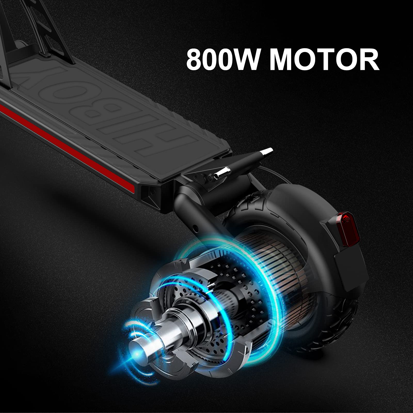 Hiboy Titan Electric Scooter - 800W Motor, 10" Air Tires, 28Miles Range, 25MPH Speed, Foldable & Portable Design