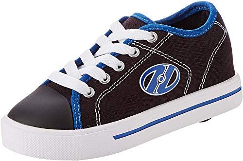 Heelys Boy's Classic X2 Trainers, Black (Black/White/Snorkel Blue Black/White/Snorke, 4 Big Kid