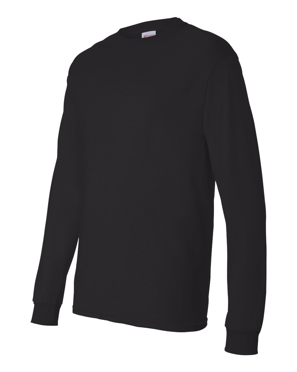Hanes mens Essentials Long Sleeve T-shirt Value Pack (4-pack) fashion t shirts, Black, X-Large US