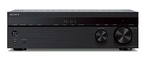 Sony STRDH590 5.2 Channel Surround Sound Home Theater Receiver: 4K HDR AV Receiver with Bluetooth,Black & SSCS3 3-Way Floor-Standing Speaker (Single) - Black & SACS9 10-Inch Active Subwoofer,Black