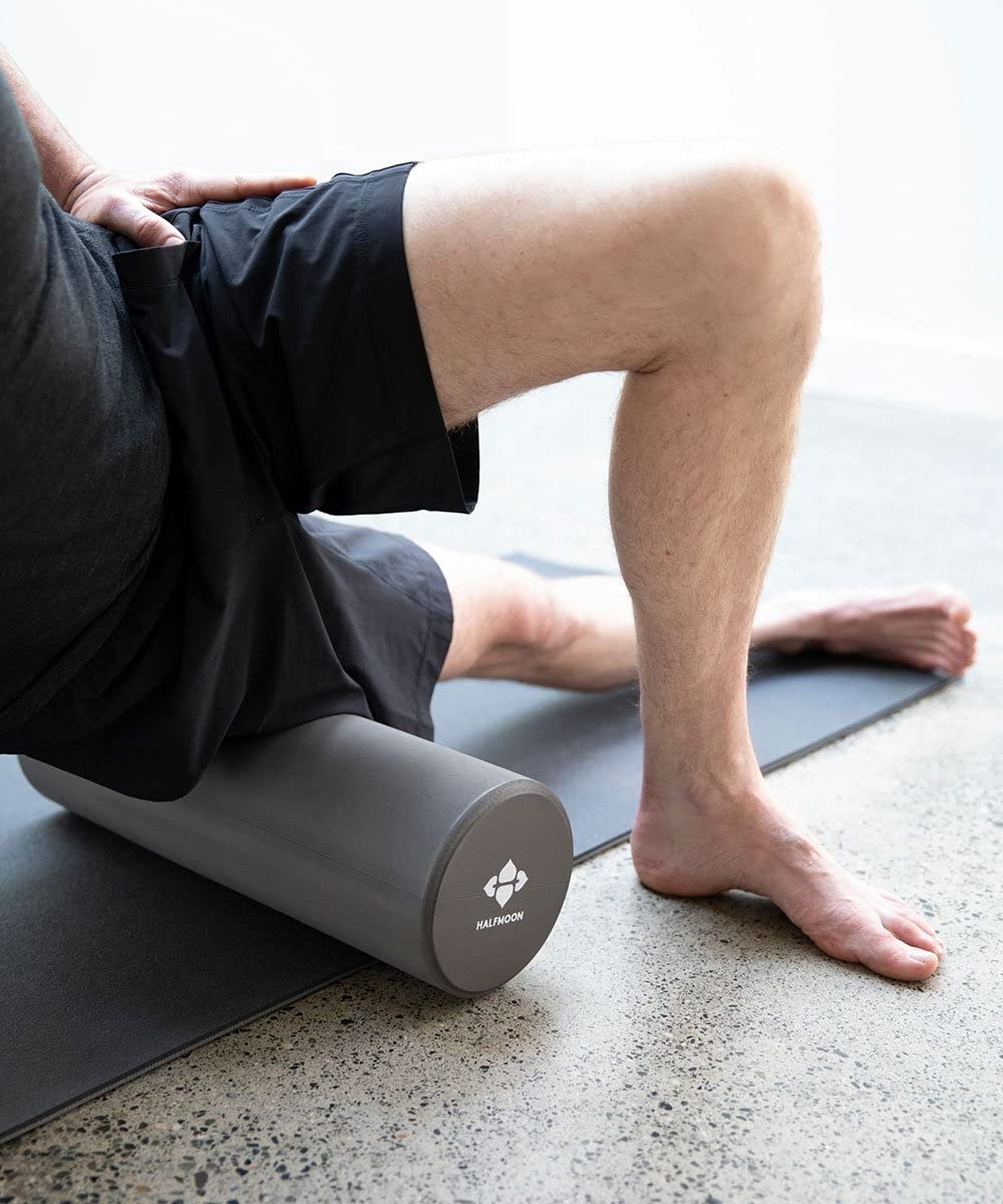 Halfmoon Foam Roller - 18" (Charcoal)