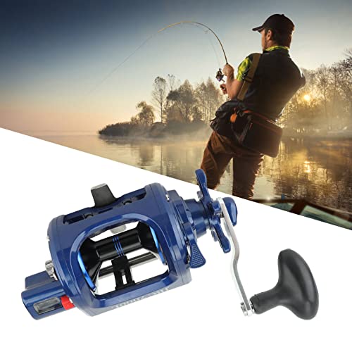 Vbestlife Baitcasting Fishing Reel, Round Baitcaster Reel Smooth Powerful Saltwater Inshore Surf Trolling Reel (JBC9000L)