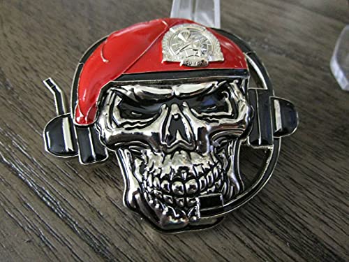 Set of 2 United States Air Force Special Forces Pararescueman Creed Pararescue PJ's Beret Skull & AFSOC Combat Control Challenge Coins