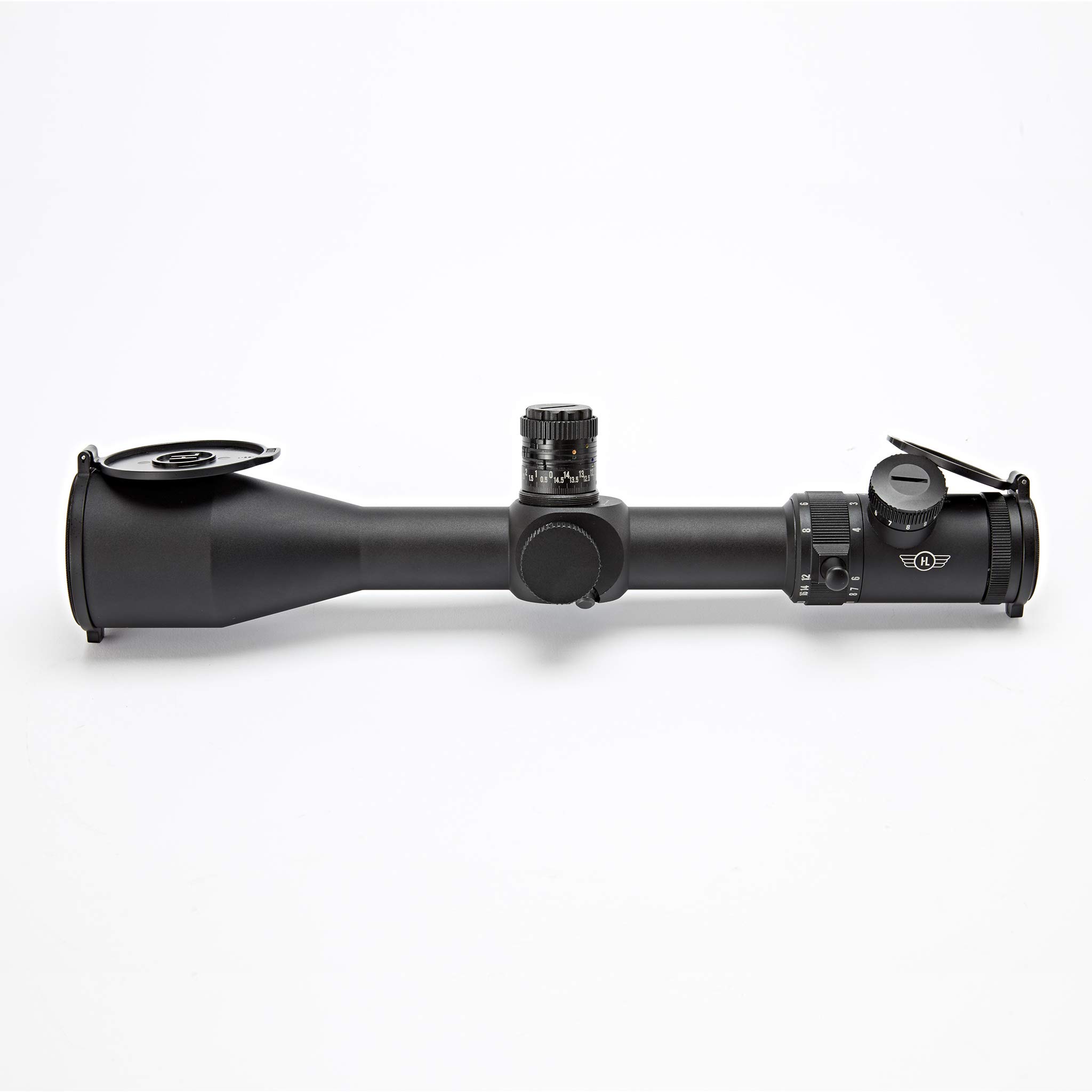 Hi-Lux Optics UD530X56 Uni-Dial 5-30 x 56 34mm Tube Rifle Scope with Green Illuminated MIL Ranging Reticle, Black