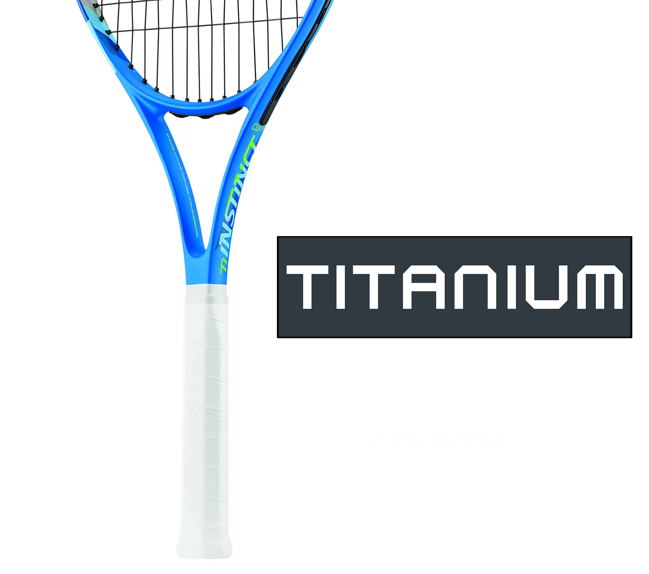 HEAD Ti. Instinct Pre-Strung 27 in. Black/Blue Tennis Racquet