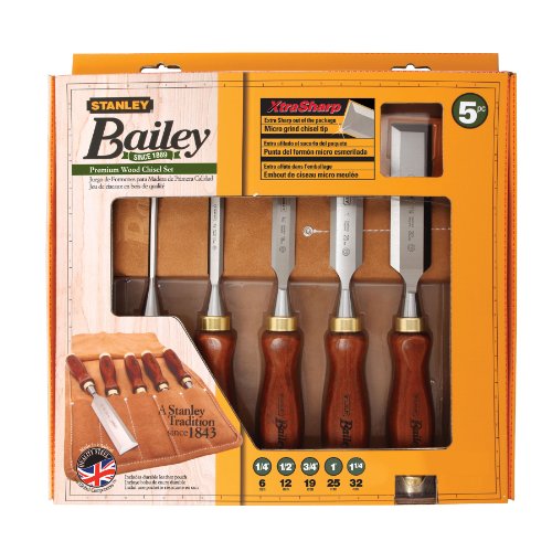 STANLEY Chisel Set, 5-Piece (16-401)