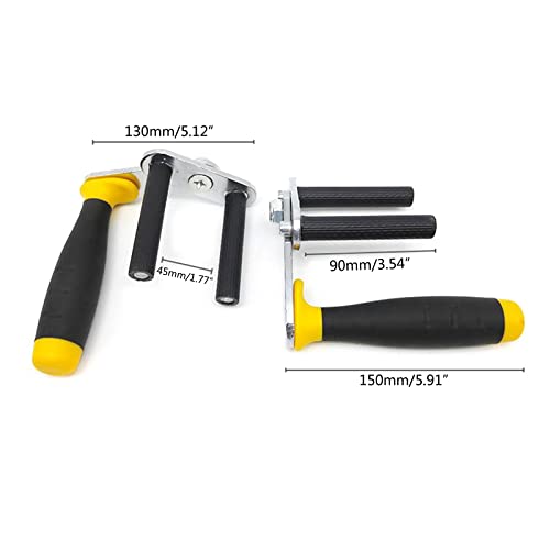 Saddgo 2Pcs Tools for Carrier Plasterboard Lifter Carry Load Lifter Easy and Labor-saving Pick Up for Gypsum Board Cera, mixed sizes, Black +Yellow