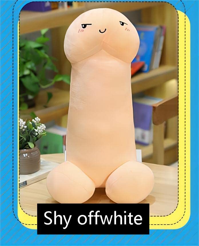 SECOLI Creative Funny Prank Pillow Shy Stuffed Toy Boyfriend Baby Doll Bed Doll Men and Women Birthday Gift(19.8inch)
