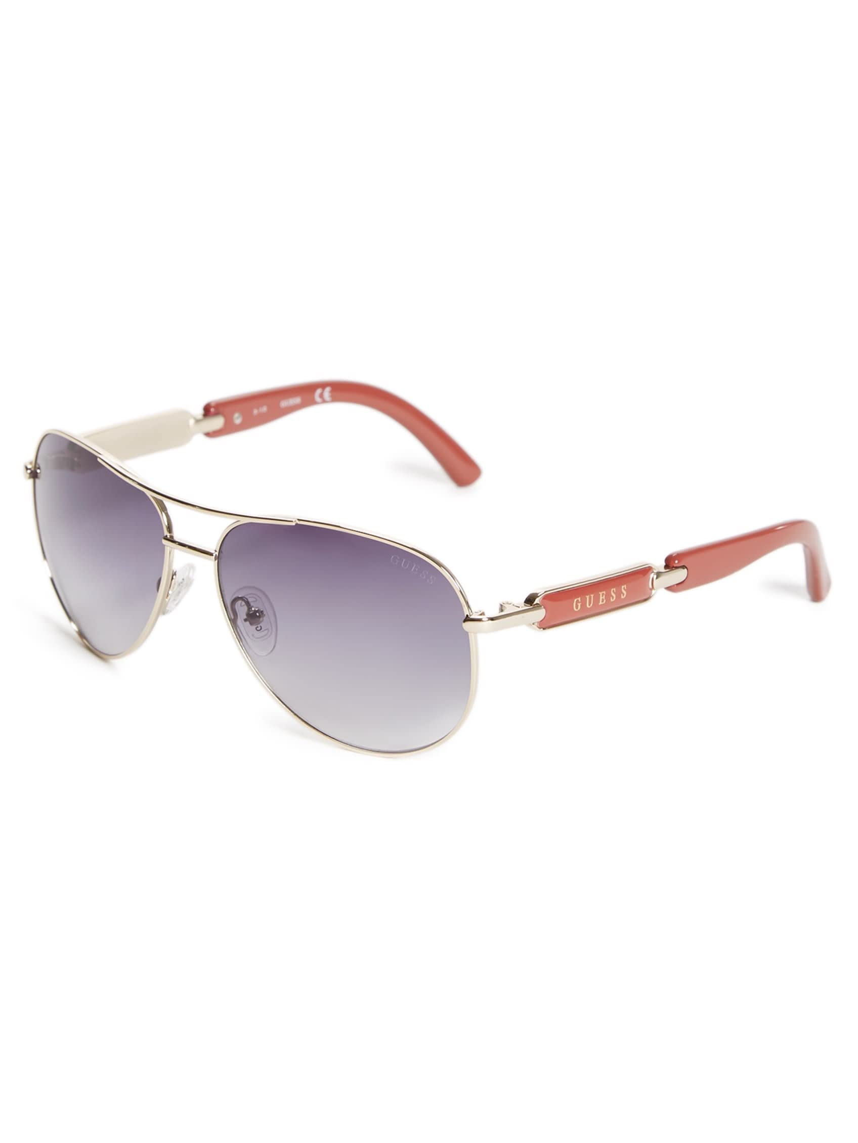 GUESS GU7295 Gold/Gradient Smoke One Size