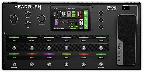 HeadRush Pedalboard | Guitar Amp & FX Modelling Processor With Eleven® HD Expanded™ DSP Software, 7-Inch Touchscreen, Expression Pedal, Built-in Looper, IR Support and USB Audio Connectivity