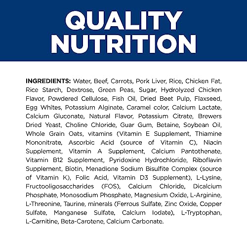 Hill's Prescription Diet k/d Kidney Care Beef & Vegetable Stew Wet Dog Food, Veterinary Diet, 12.5 oz. Cans, 12-Pack