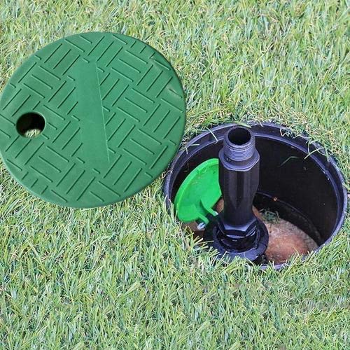 SEULEME Pneumatic Valve Box Cover Lid 6β Round Sprinkler System Irrigation Circular Valve Box,2 Pack