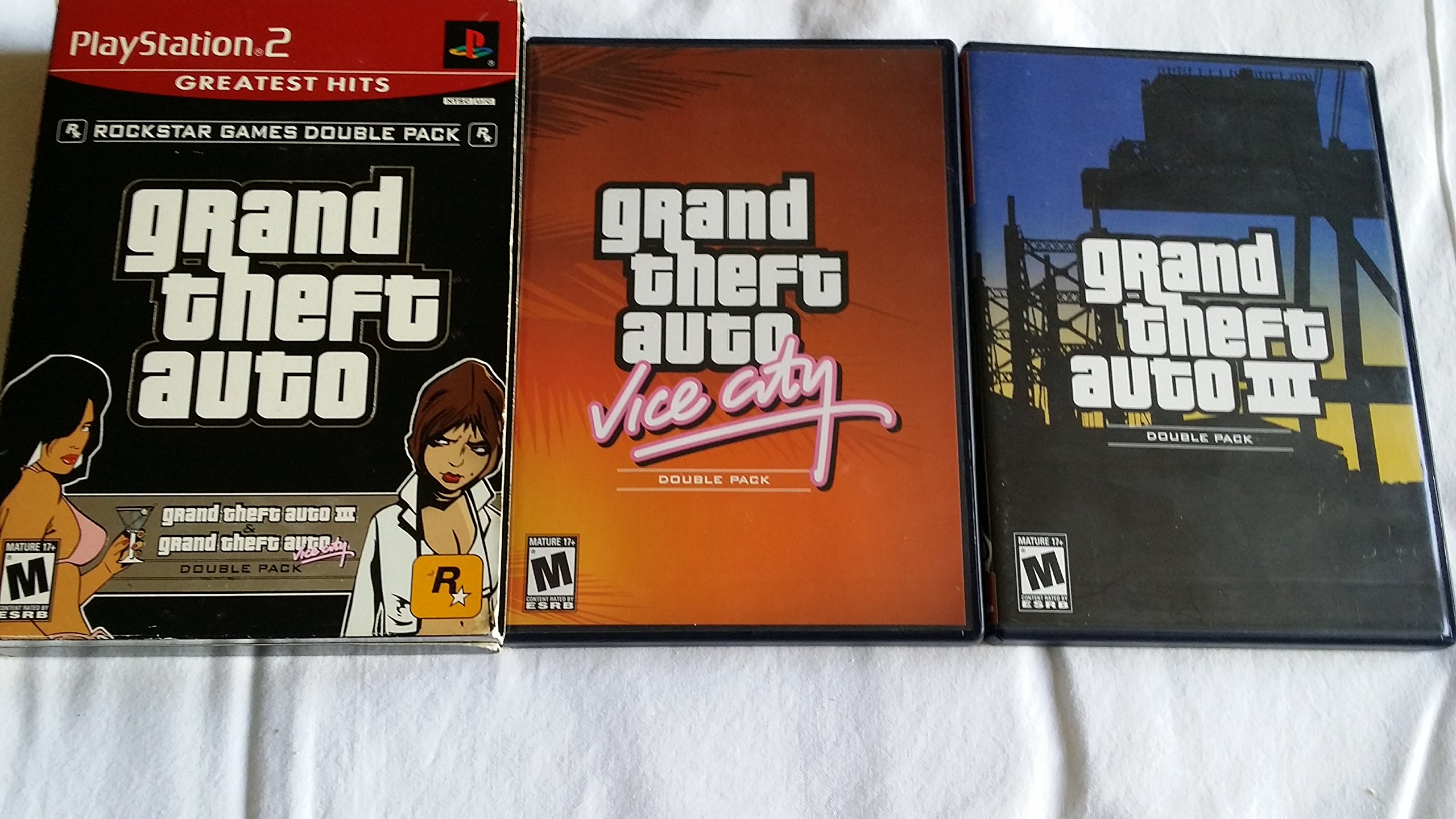 Grand Theft Auto Double Pack: Grand Theft Auto III / Grand Theft Auto Vice City - PlayStation 2