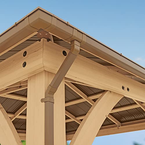 Yardistry Rain Gutter Kit for The 10' x 12' Meridian Gazebo